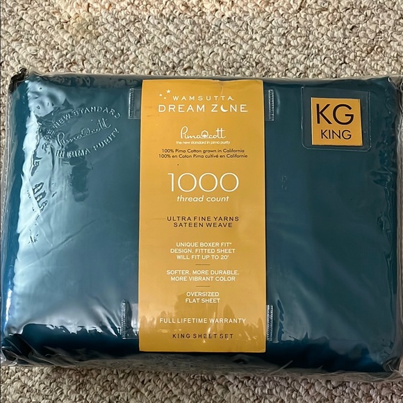 Wamsutta | Bedding | Wamsutta Dream Zone King Sheet Set Teal | Poshmark